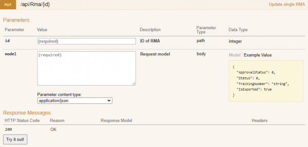 Update RMA - Sellercloud API Docs