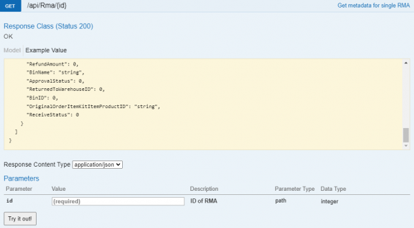 Get Single RMA - Sellercloud API Docs