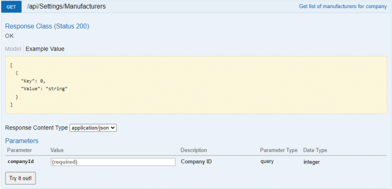Get Manufacturers - Sellercloud API Docs