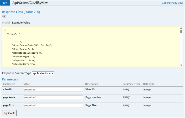 Get All Orders By Saved View - Sellercloud API Docs