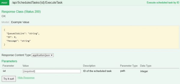 Execute Scheduled Task - Sellercloud API Docs