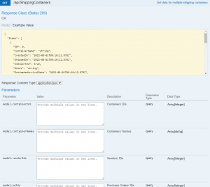 Get Multiple Shipping Containers - Sellercloud API Docs