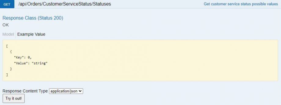 Get Customer Service Status Possible Values - Sellercloud API Docs