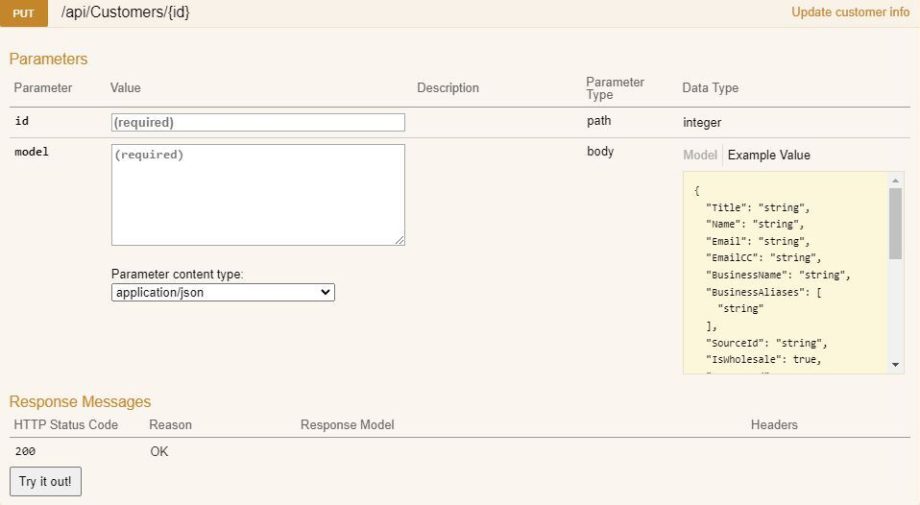 Update Customer - Sellercloud API Docs