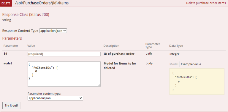 Delete Purchase Order Items - Sellercloud API Docs
