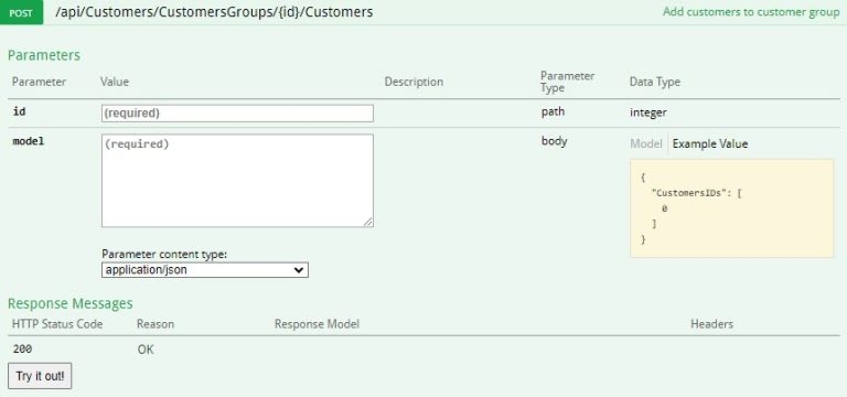 Add Customers to Group - Sellercloud API Docs